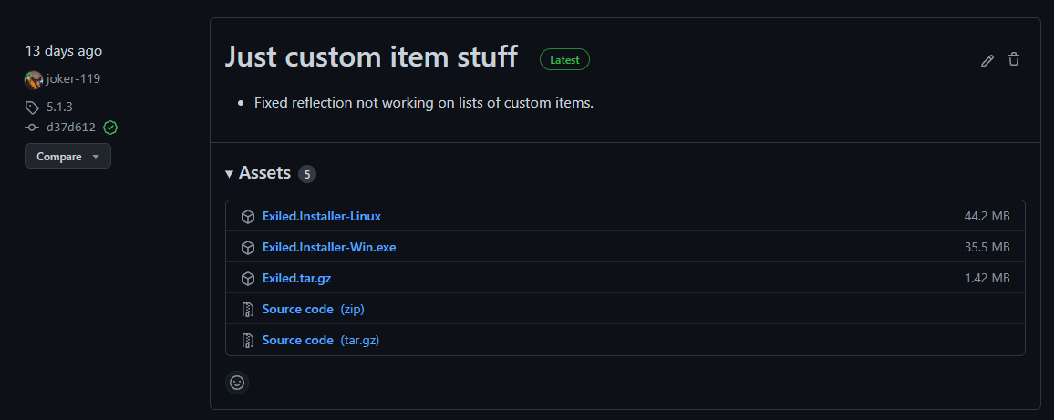 Manual Installation | Exiled